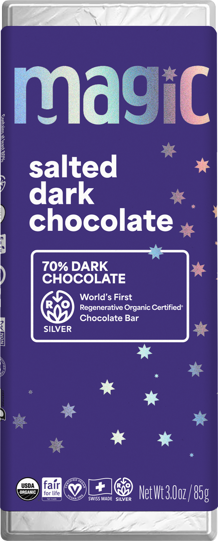 Salted Dark Chocolate Bar - 6-pack – Magic Chocolate
