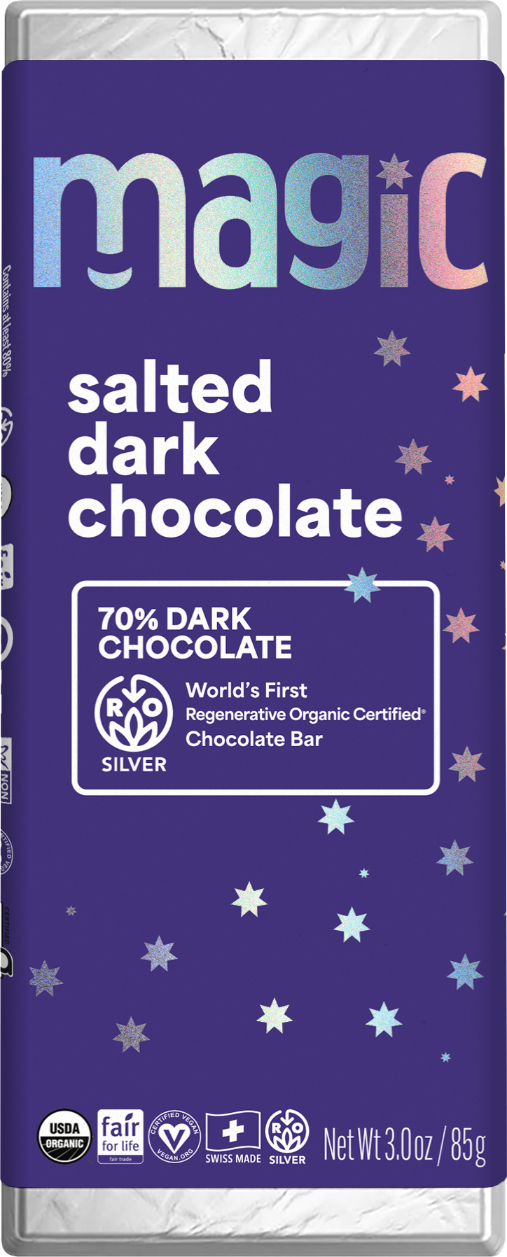 Salted Dark Chocolate Bar - 6-pack – Magic Chocolate